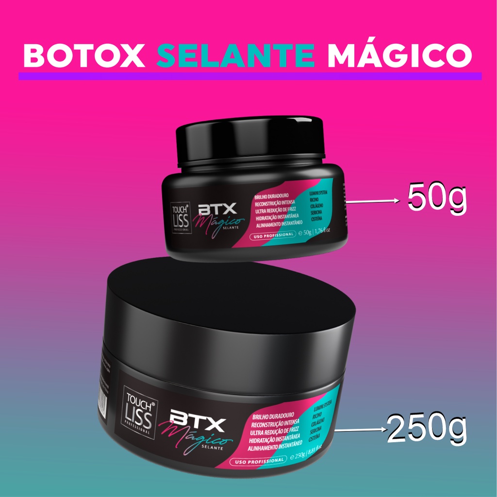 Botox Selante Mágico Touch Liss Professional - 250g | Shopee Brasil