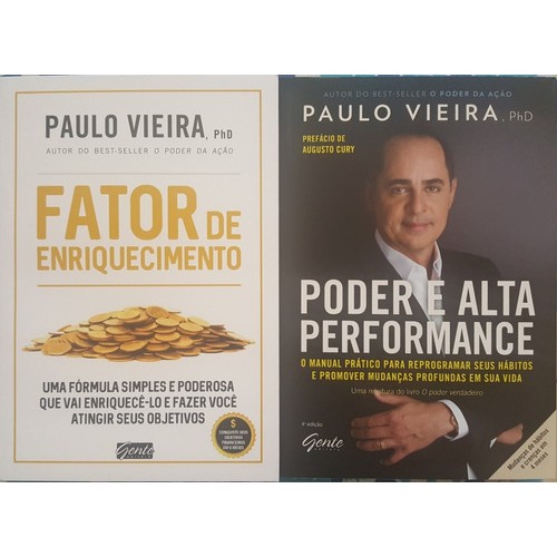 Fator De Enriquecimento + Poder E Alta Performance 2 Livros | Shopee Brasil