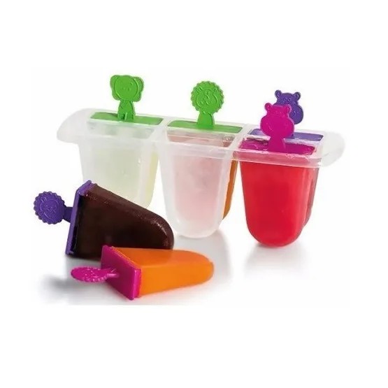 Kit 2 Picoleteira Forma Para Picolé Com 6 Cavidades Total 12 picolés ...