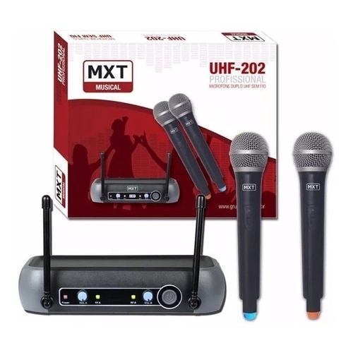 Microfone Sem Fio Duplo Mxt Uhf 202 Profissional 50 Metros | Shopee Brasil Microfone Sem Fio Duplo Mxt Uhf 202 Profissional 50 Metros | Shopee Brasil