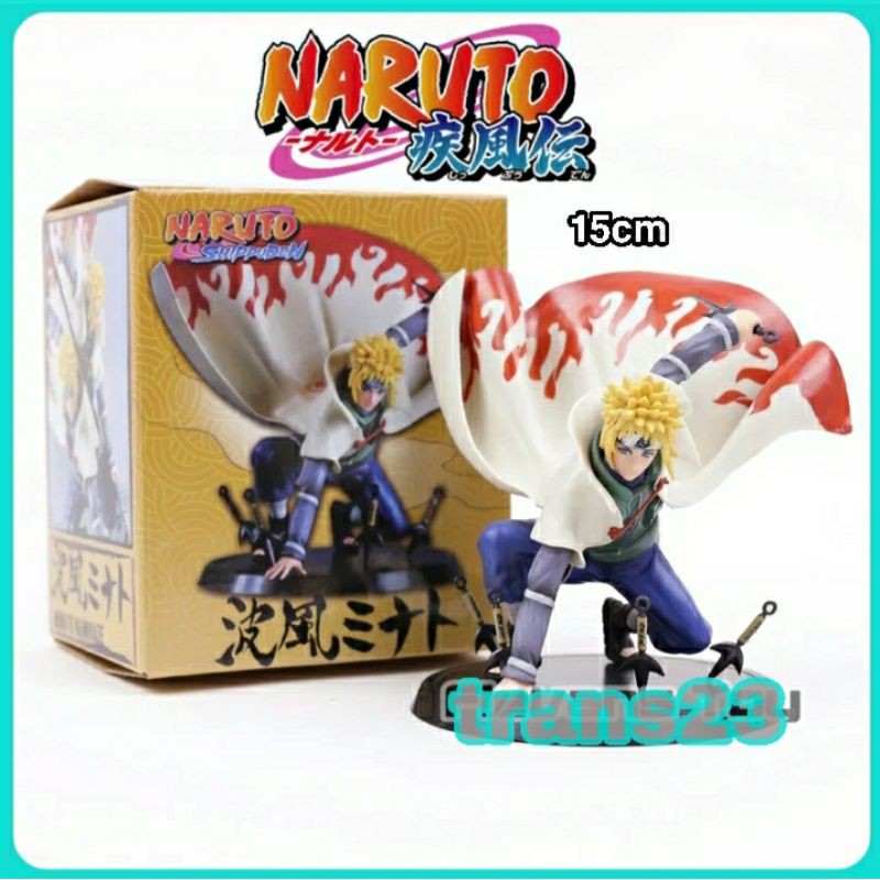 Action Figure Naruto Yondaime Hokage Minato Namikaze | Shopee Brasil