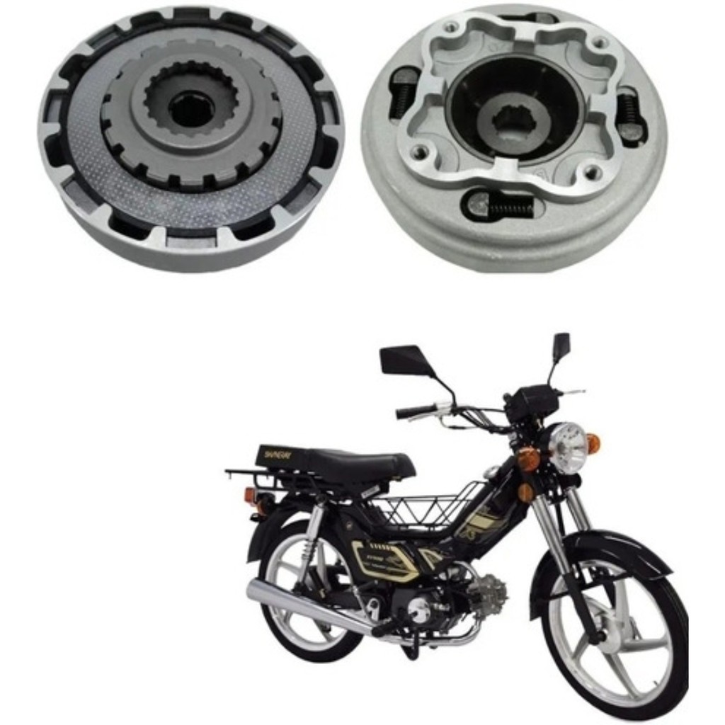 Embreagem Completa Cubo Plato Shineray Phoenix Gold Mhx | Shopee Brasil