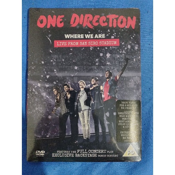Dvd One Direction - Where we are: live from San Siro Stadium (lacrado ...