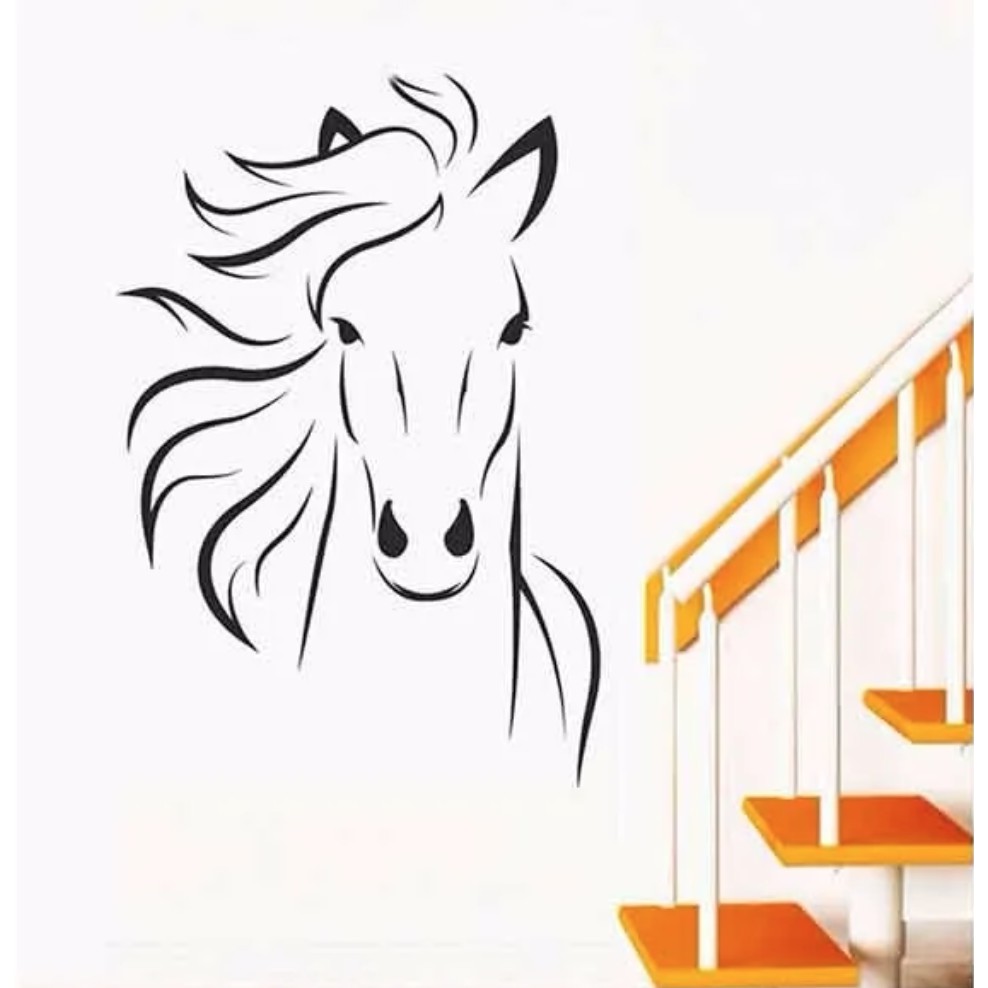 Adesivo Decorativo De Parede Cavalo Hipismo Animal Natureza | Shopee Brasil