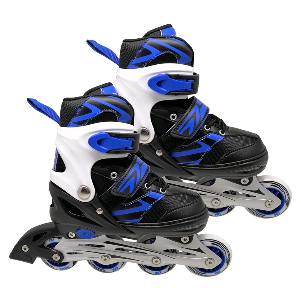 Patins In Line Infantil Ajustavel 4 Rodas Radical Dm Toys | Shopee Brasil