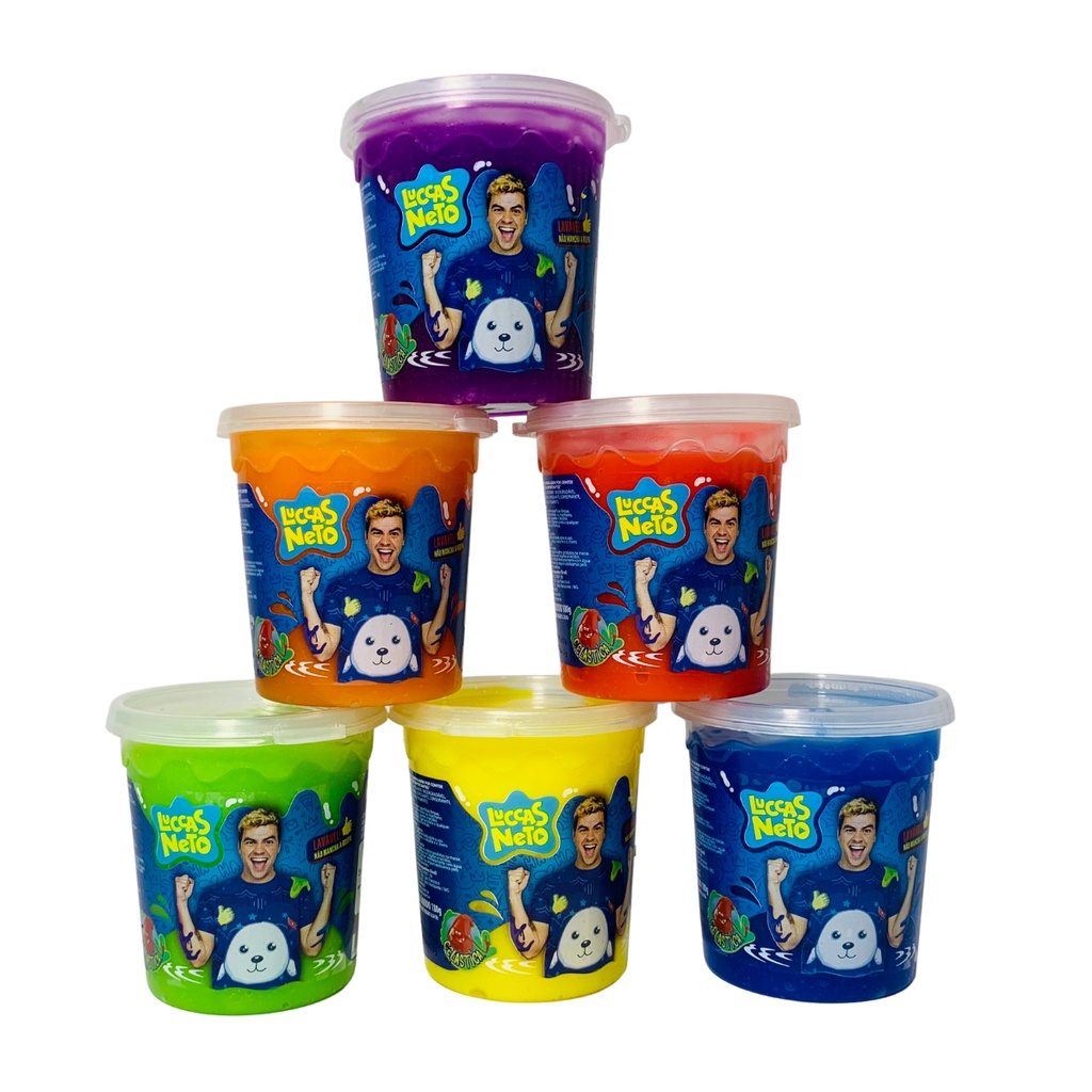 Slime Luccas Neto Geleca Super Divertida | Shopee Brasil