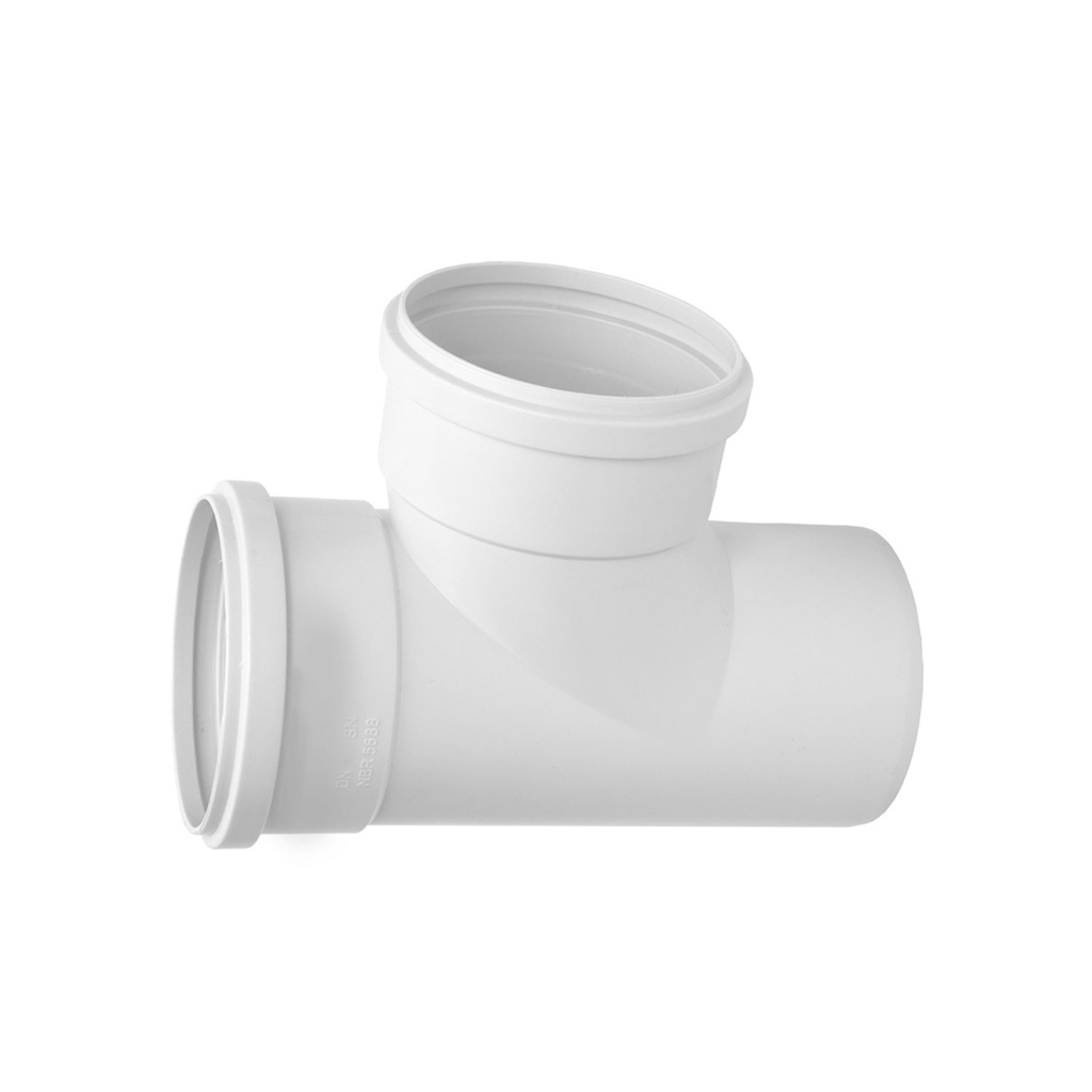 Te PVC Esgoto 100mm DN100 Branco Soldável Hidráulica | Shopee Brasil