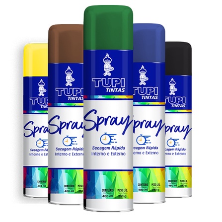 Tinta Spray TUPI - Uso Geral 400ml/210g | Shopee Brasil