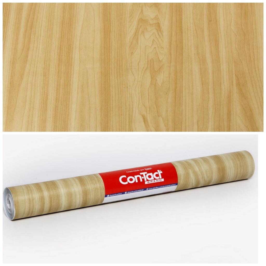 Papel Adesivo Contact Autocolante Madeira Angico 45cm x 2m | Shopee Brasil
