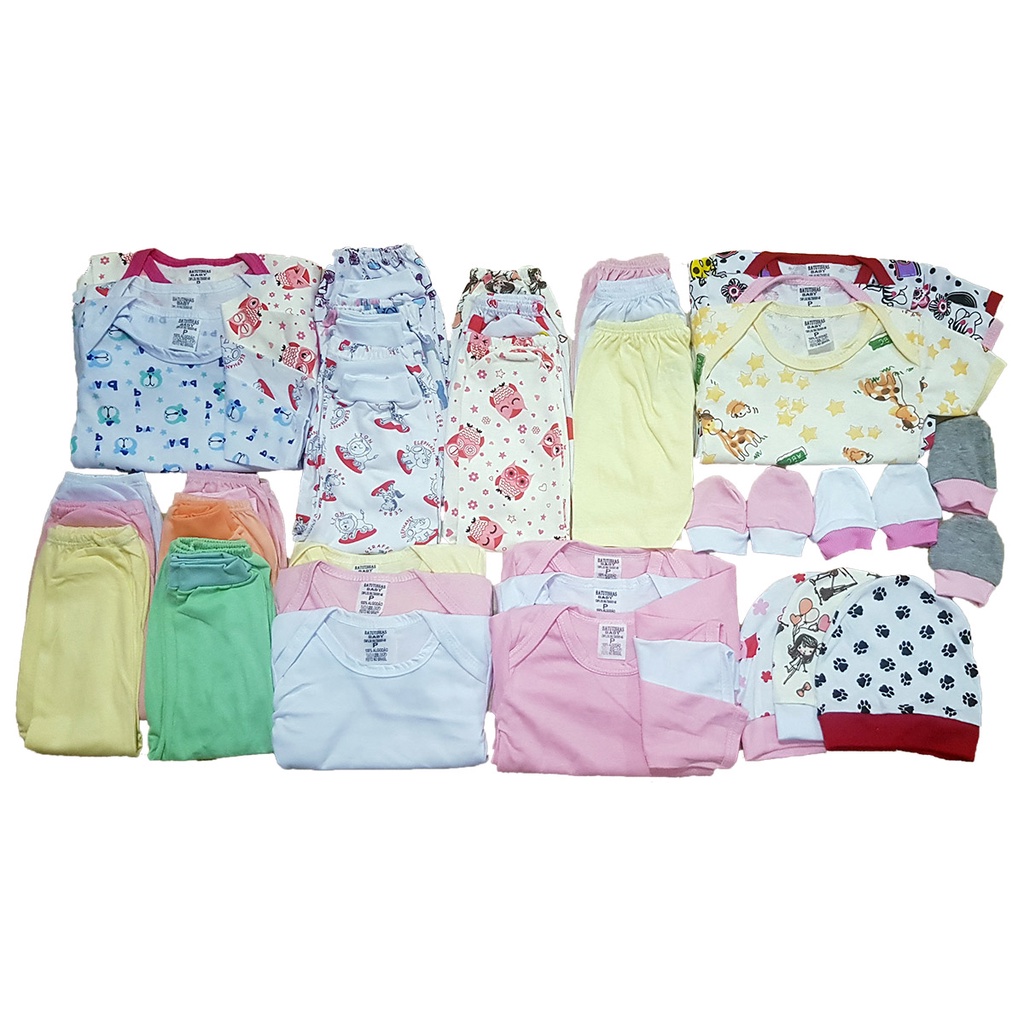 Kit 22 Peças Roupa De Bebê Menina E Menino | Shopee Brasil