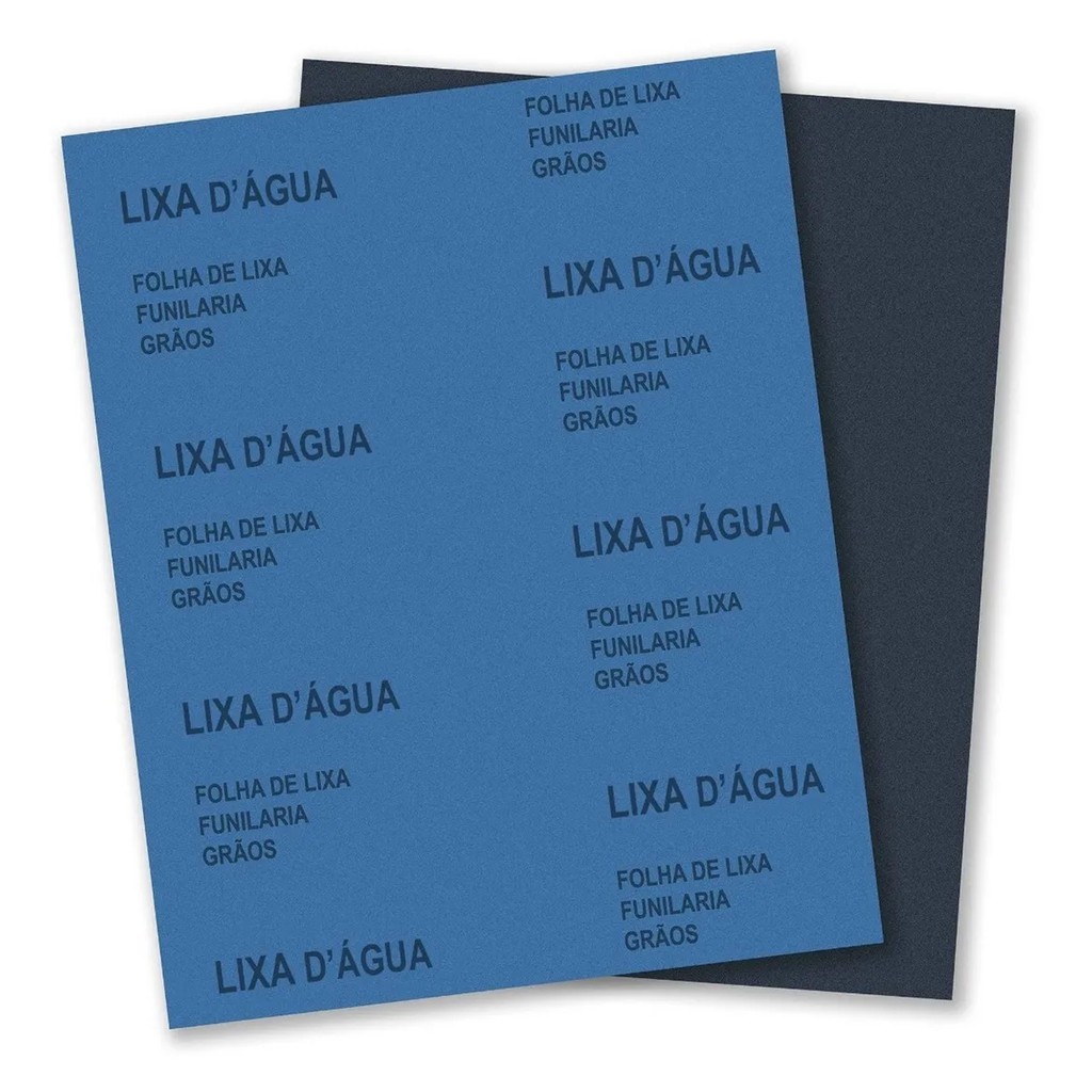 Lixa D'água 600 800 1200 1500 2000 2500 3000 (Kit 10 Unidades) | Shopee ...