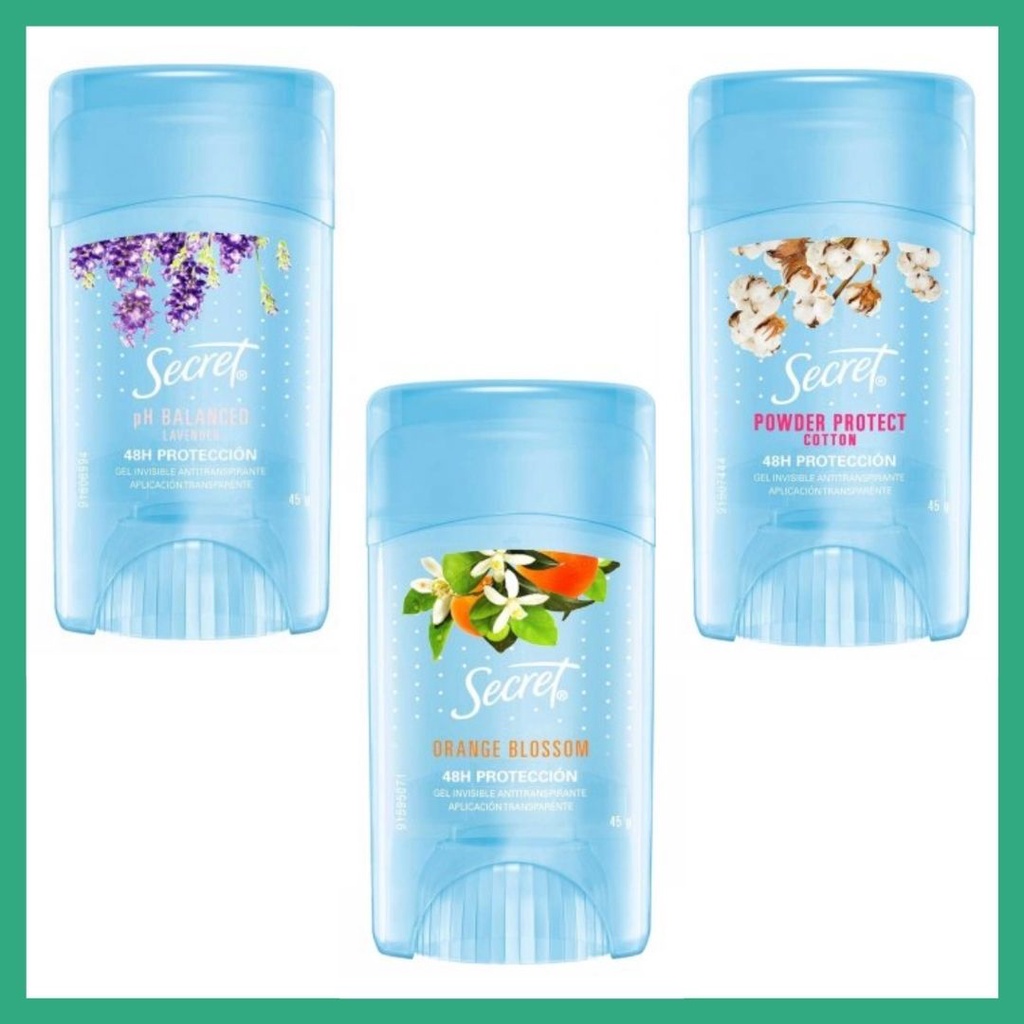Desodorante Secret em Gel - Fragrâncias Variadas | Shopee Brasil