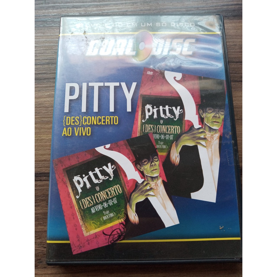 DVD Pitty Desconcerto ao vivo CD + DVD dual disc | Shopee Brasil