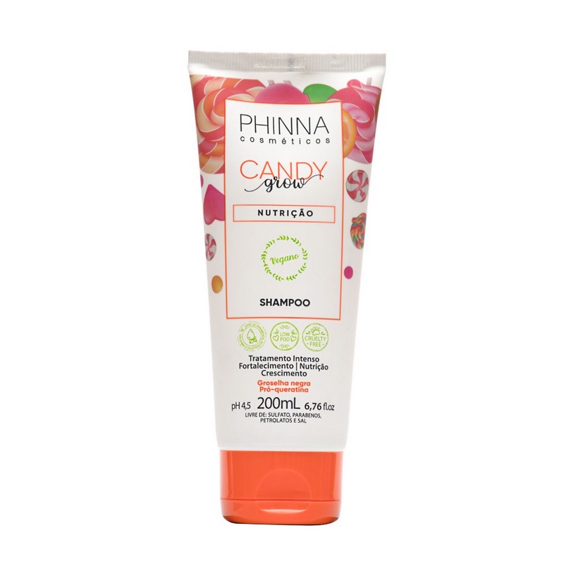 SHAMPOO CANDY GROW FRASCO COM 200ML | Shopee Brasil