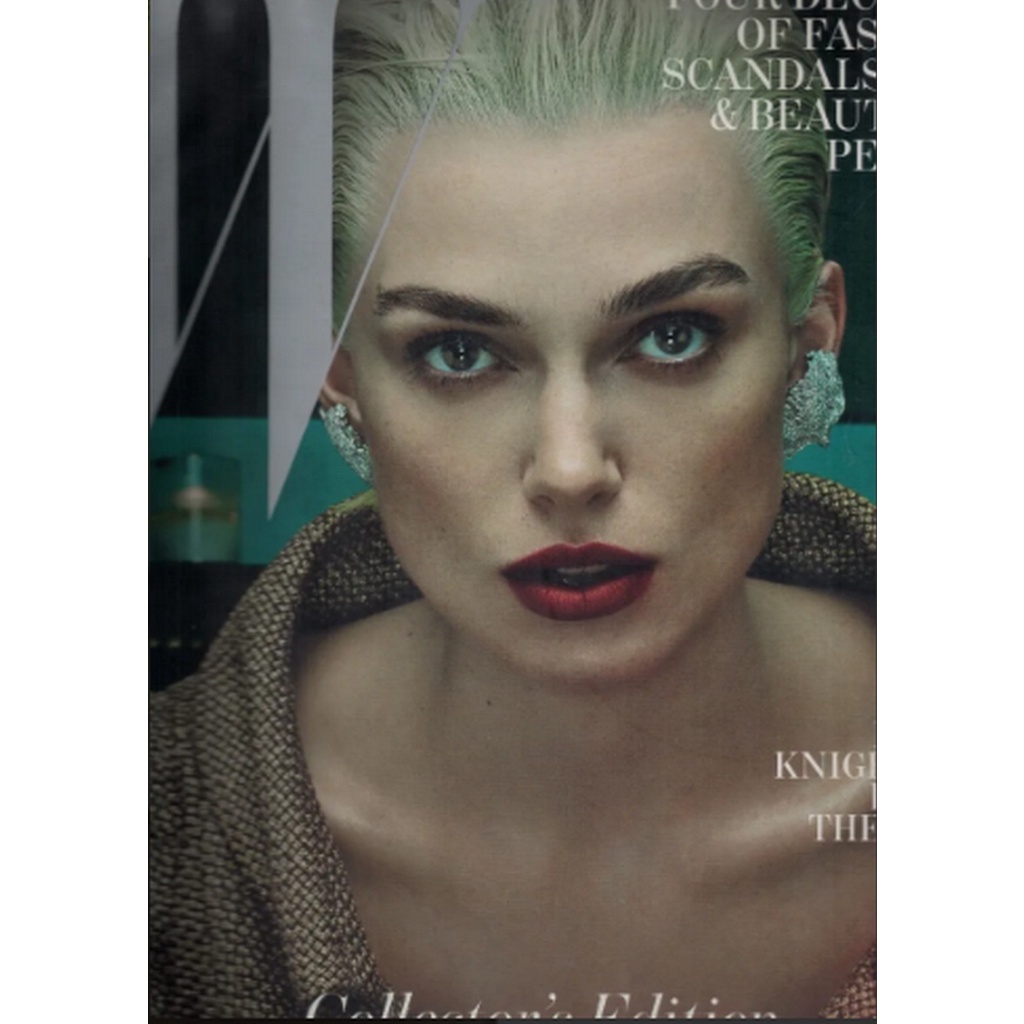 REVISTA W, DE NOVEMBRO/2012, COM KEIRA KNIGHTLEY NA CAPA. | Shopee Brasil