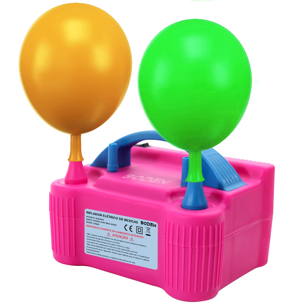 Bomba Compressor Inflador Elétrico De Encher Balão Bexigas | Shopee Brasil