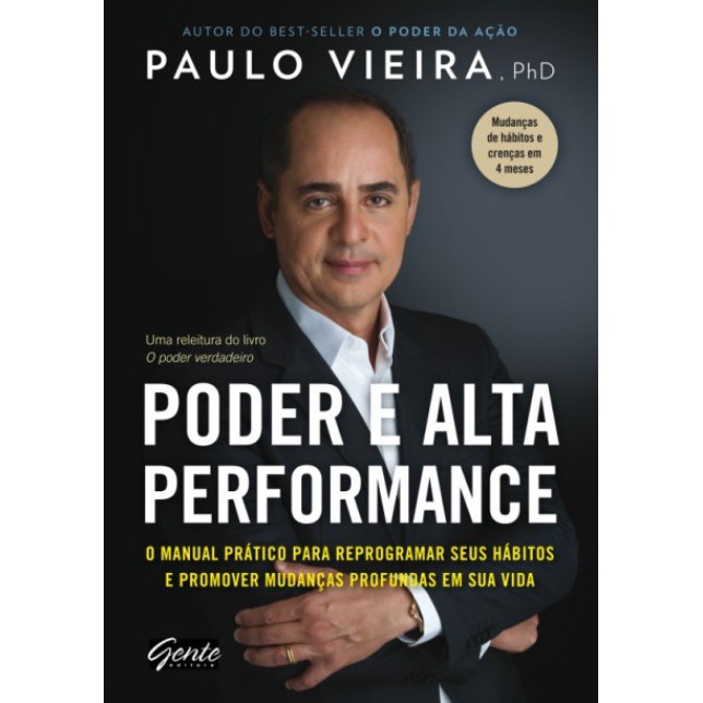 Livro Poder e Alta Performance -- Paulo Vieira | Shopee Brasil