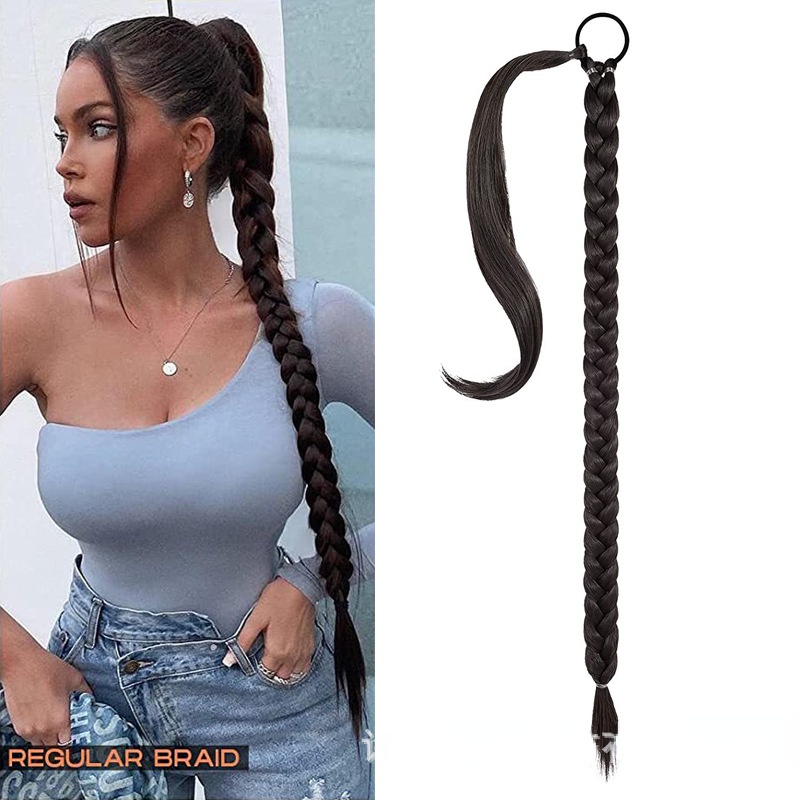 Perucas Europeias E Americanas Cabelo De Trança Longa Feminina top ...