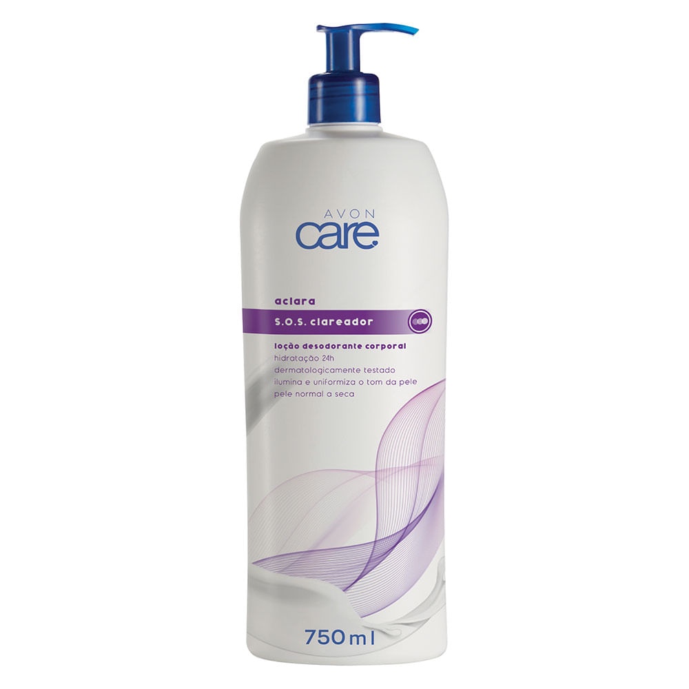 Hidratante Loção Corporal Avon Care Aclara 750ml Clareador | Shopee Brasil