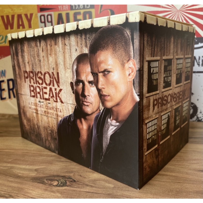 Box DVD Prision Break - A Coleção Completa + O Resgate Final | Shopee ...