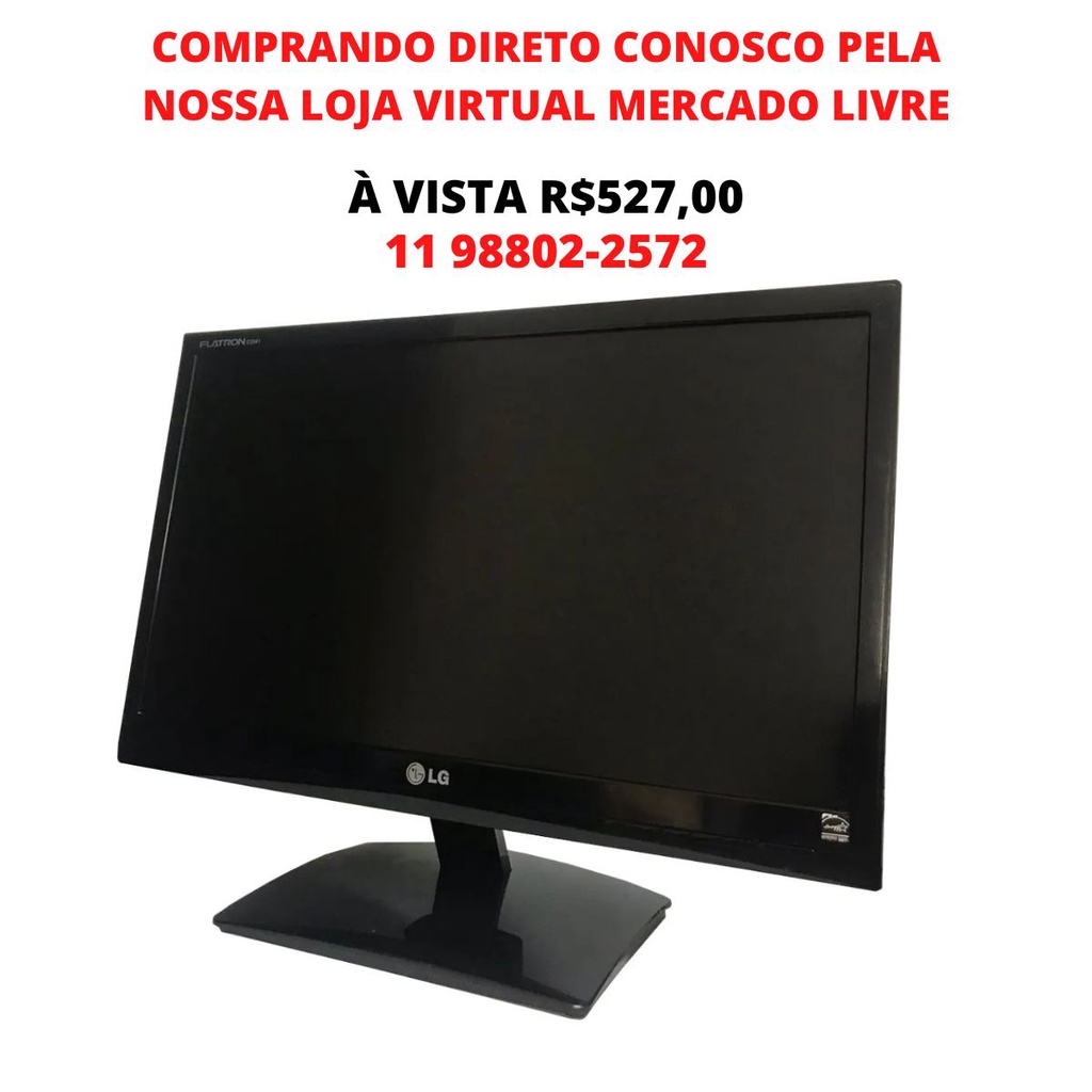 Monitor LG Flatron Lcd 20 Polegadas Widescreen E2041S | Shopee Brasil