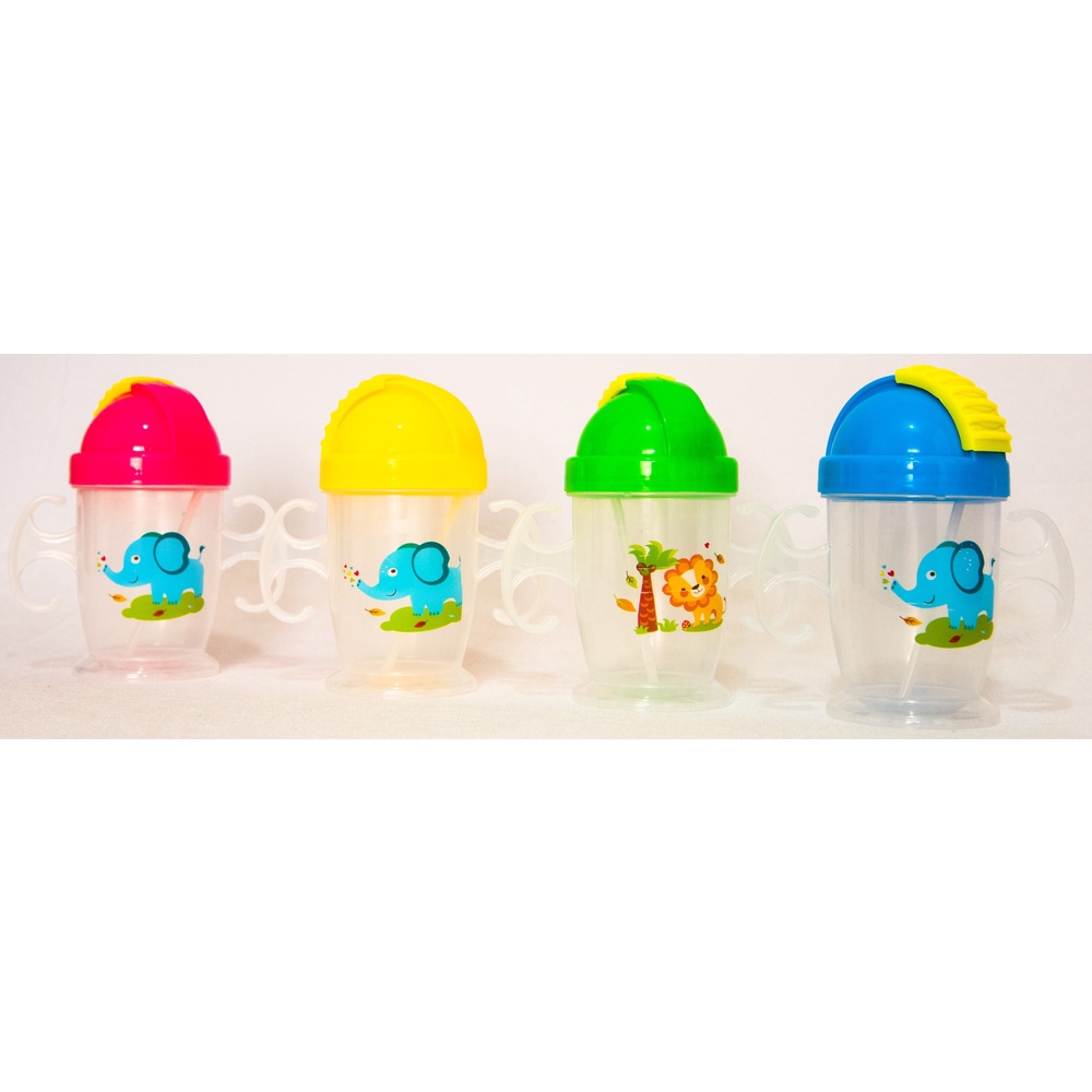 Copo Infantil com Canudo | Shopee Brasil