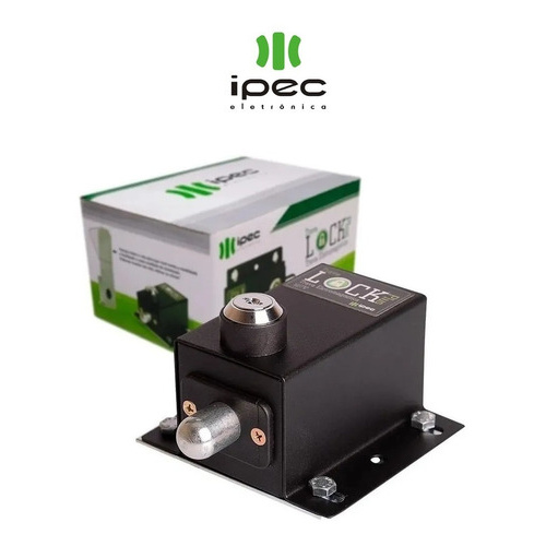 Trava Elétrica Para Portões Lock Plus Sem Temporizador Ipec | Shopee Brasil