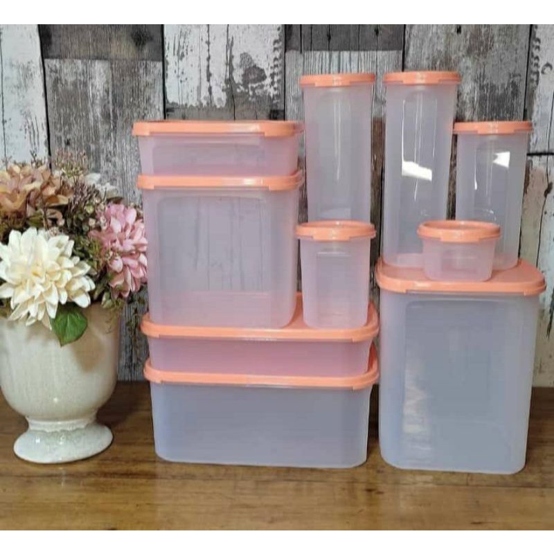 Tupperware Modulares Laranja | Shopee Brasil
