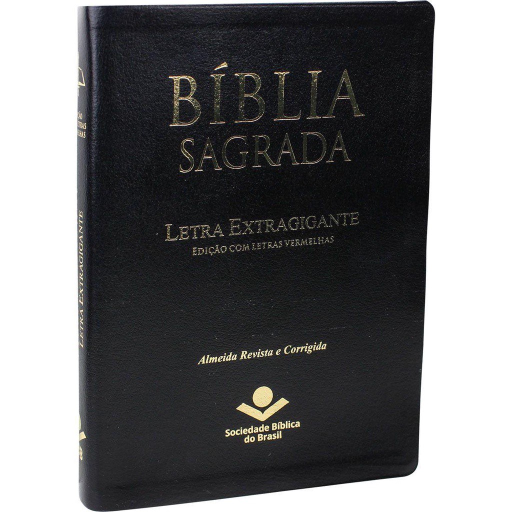 BÍBLIA EXTRAGIGANTE Almeida Revista Corrigida Versão ARC Índice LUXO SBB Palavras de Jesus em ...