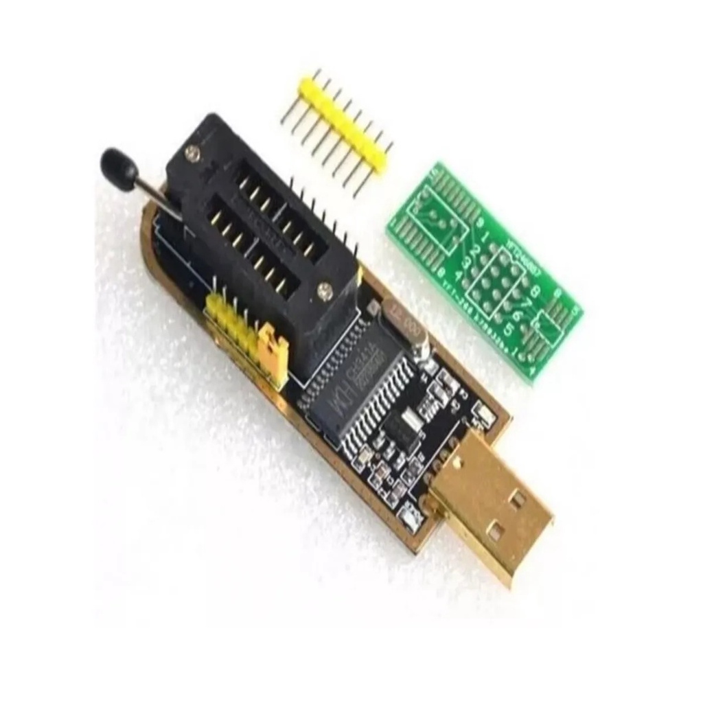 Programador Gravador Eprom Usb Ch341a Flash Spi Bios Ch341a | Shopee Brasil