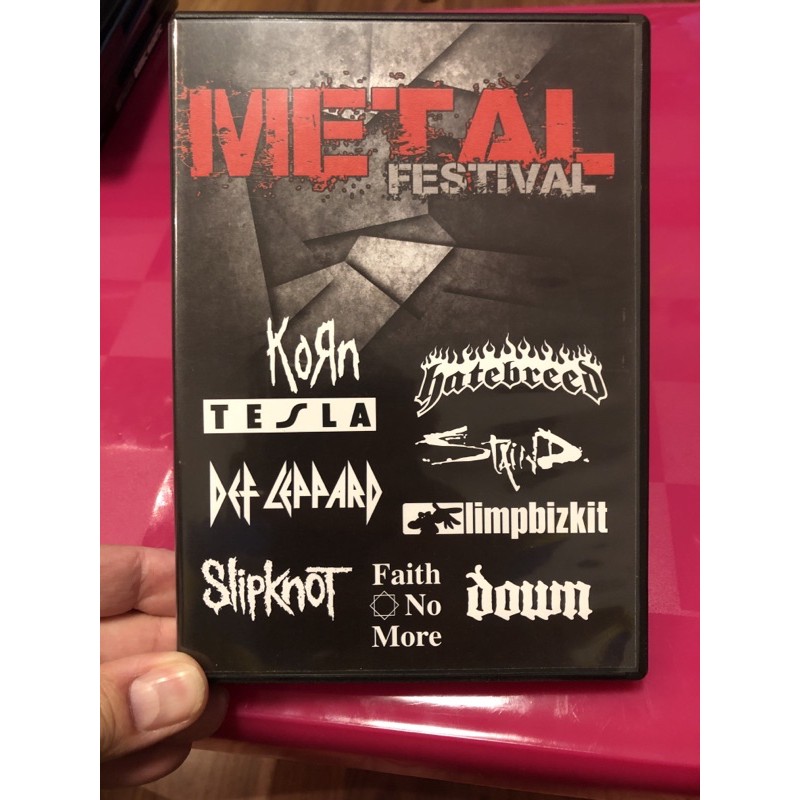 DVD METAL FESTIVAL - KORN, HATEBREED, SLIPKNOT, DOWN | Shopee Brasil