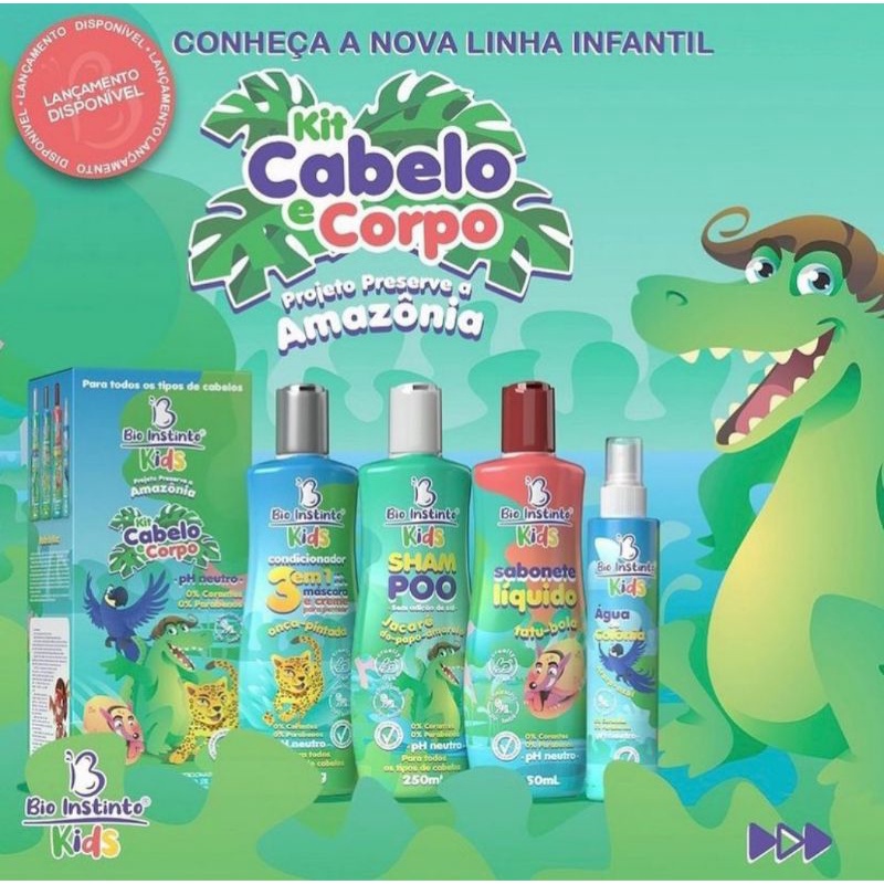 Kit Capilar Infantil. Kit completo Para todos os tipos de cabelos ...
