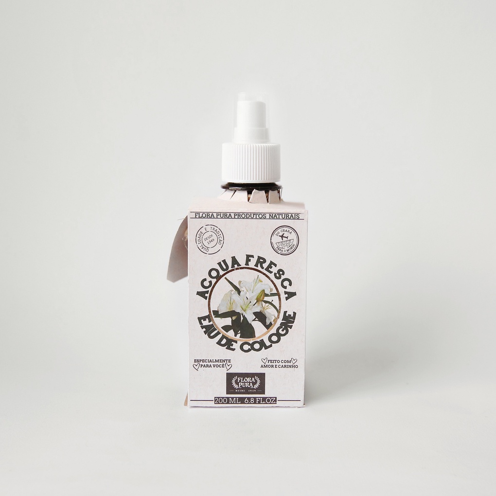 COLÔNIA DE ACQUA FRESCA 200ml | Flora Pura | Shopee Brasil