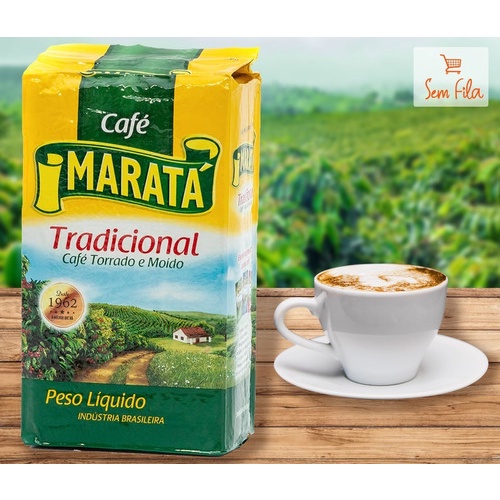 Café Tradicional Maratá é torrado e moído, Café Maratá | Shopee Brasil