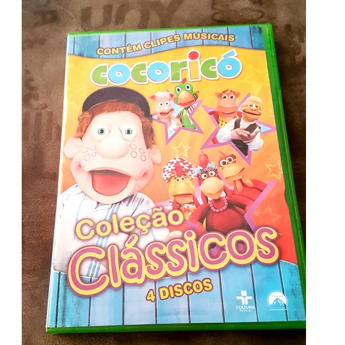 COCORICÓ 4 DISCOS SENSACIONAL PARA CRIANÇAS ORIGINAL DVD + CAPA + CASE ...