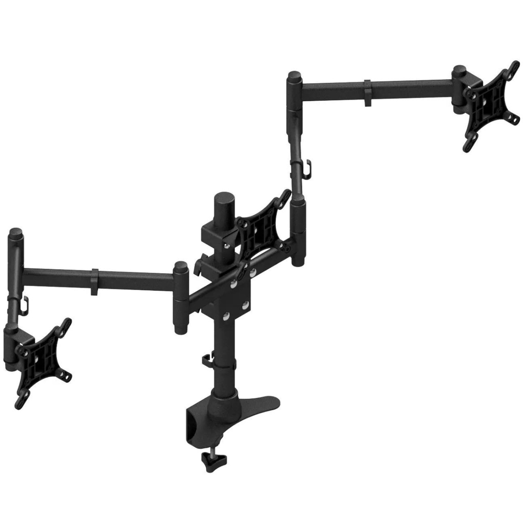 Suporte 3 Monitores 10'' Até 24'' Reforçado Articulado com Inclinação ...