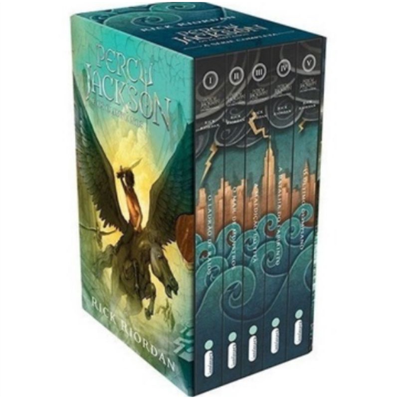 Box Percy Jackson e os Olimpianos | Shopee Brasil