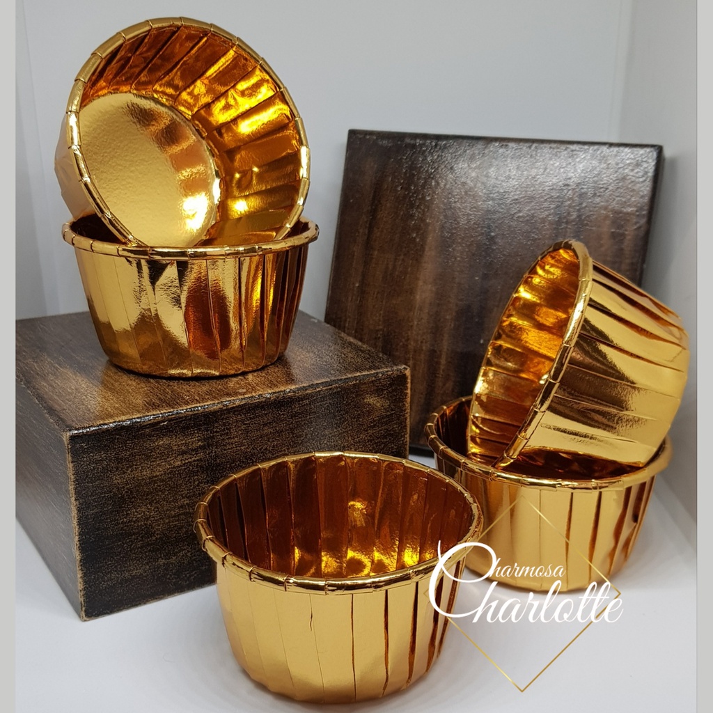 Forminha / Copinho para Cupcake Festa - em alumínio - 5 Unidades ...