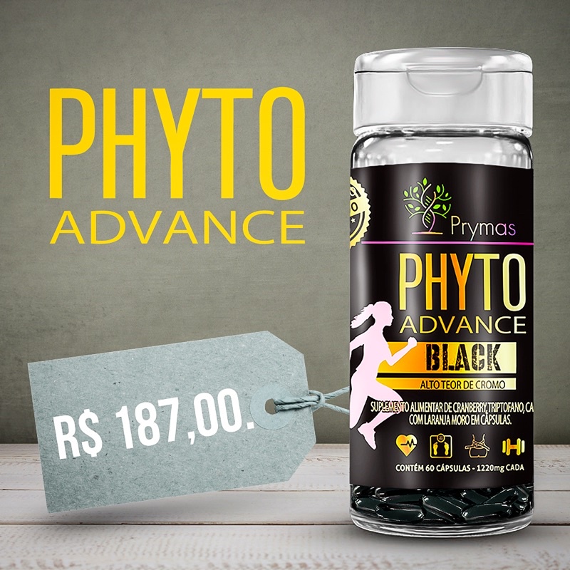 Phyto Advance Black | Shopee Brasil