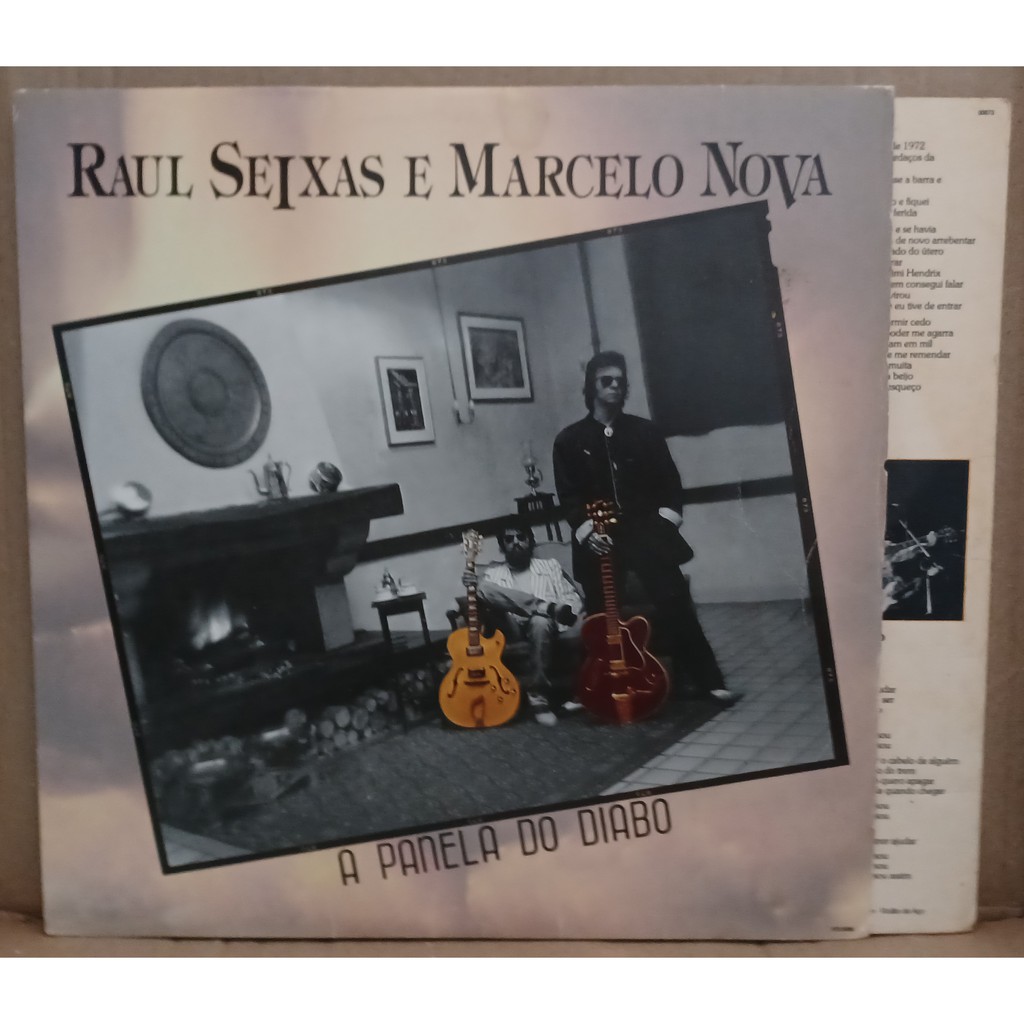 LP Disco De Vinil Raul Seixas E Marcelo Nova - A Panela Do Diabo - Com Encarte LP Muito Bom Capa ...