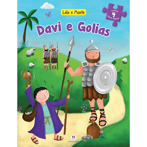 Leia e Monte - Davi e Golias | Shopee Brasil