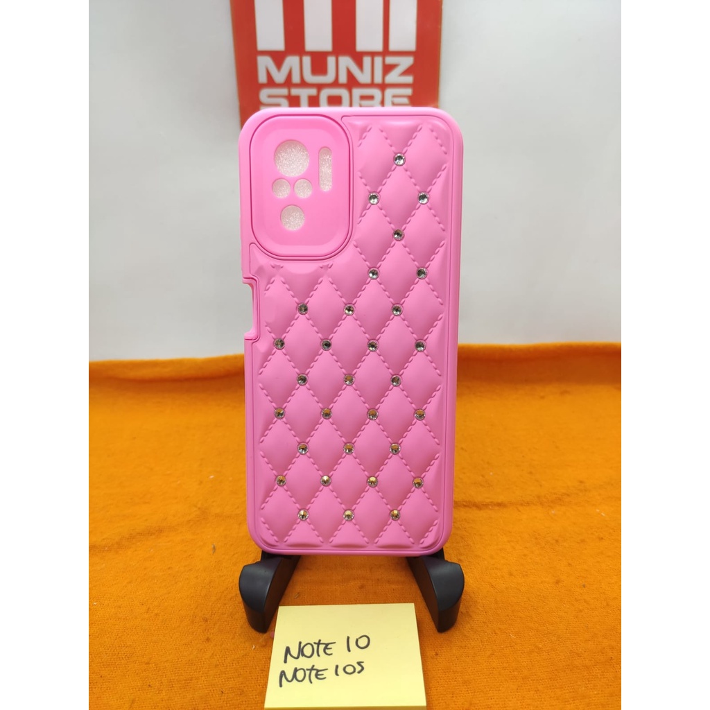 Capa Capinha Case Redmi Note 10/Note 10S Anti Impacto - Rígida Feminina - Com Pedrinhas ...