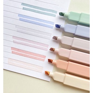 Marca texto Aesthetic Minimalista-Pantone,azul celeste,verde musgo,bege ...