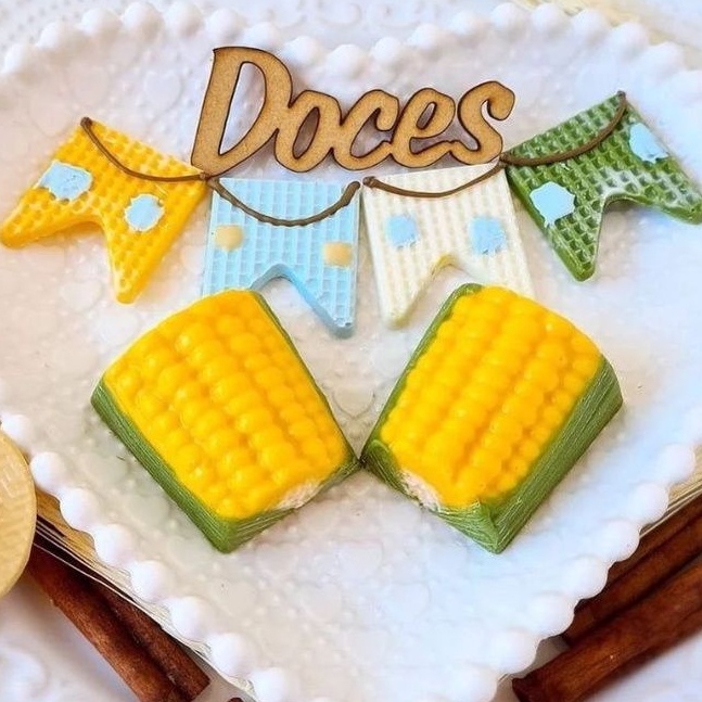 Forma De Acetato Milho Festa Junina Fazendinha | Shopee Brasil