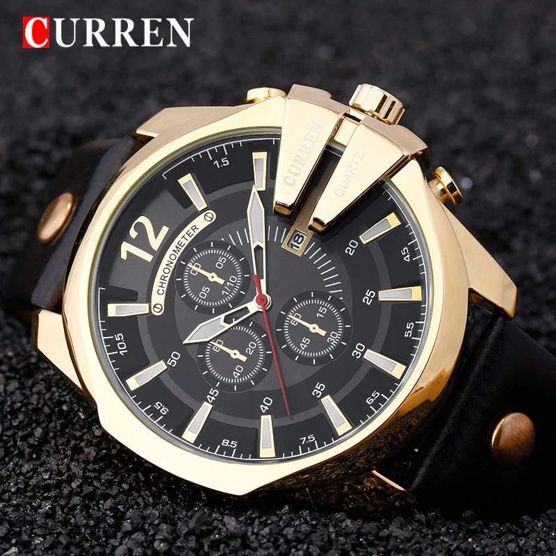 Curren 8176 Relógio Masculino Quartz | Shopee Brasil