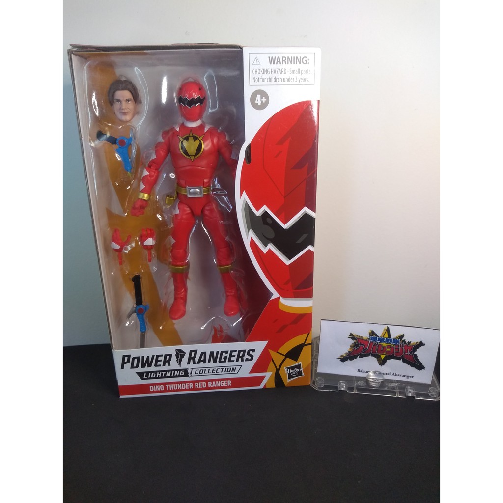 Red Ranger Power Rangers Dino Thunder Lightning Collection | Shopee Brasil