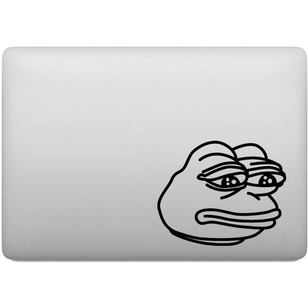 Adesivo de Notebook Meme Sapo Pepe Triste | Shopee Brasil