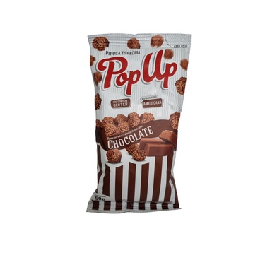 Pipoca Doce Especial Chocolate PopUp Tipo Americana 50g | Shopee Brasil