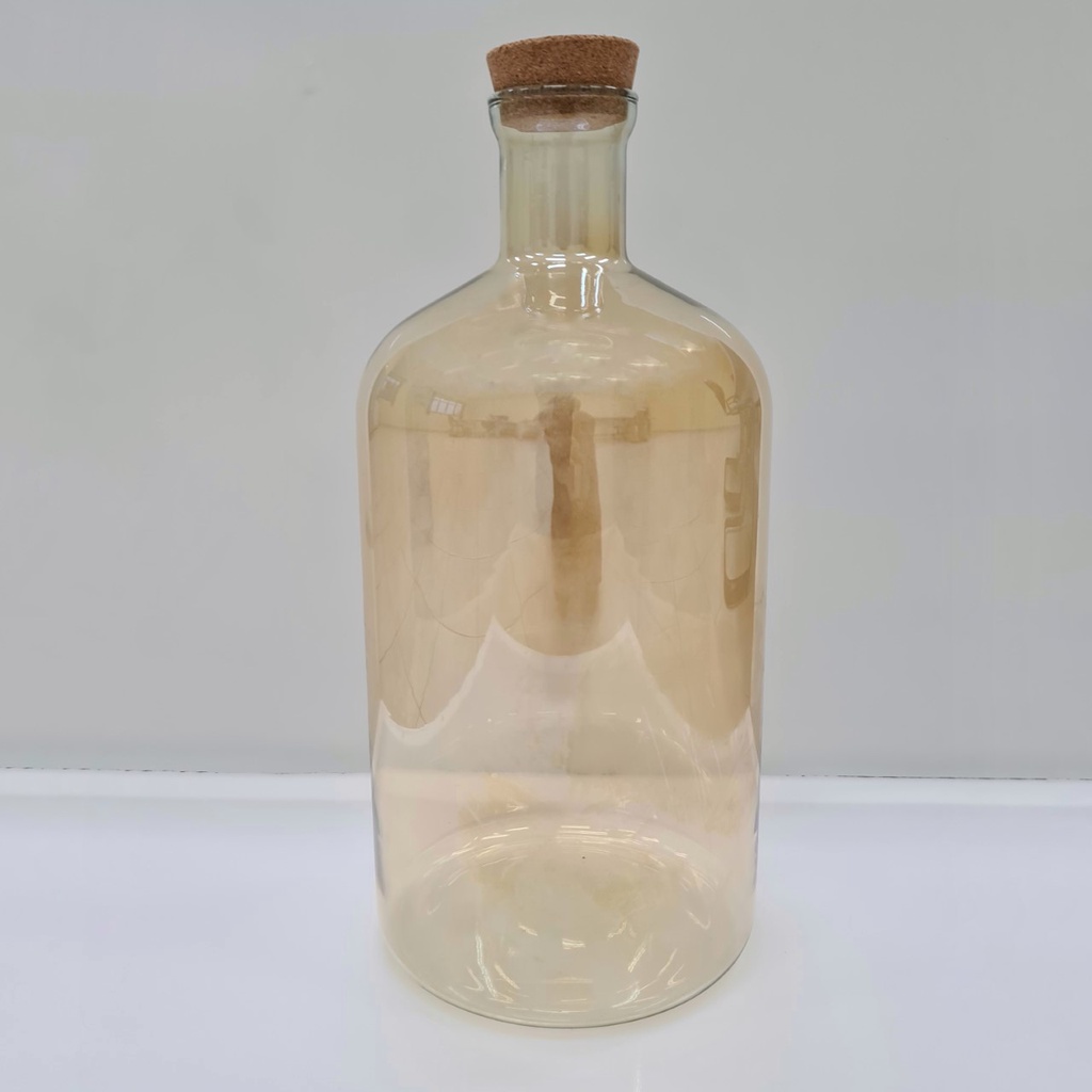 Garrafa De Vidro Porta Rolhas Decorativo 10 Litros (ambar) | Shopee Brasil