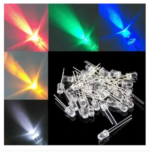 Kit Led 5mm Alto Brilho (25 unidades ) ref:009 | Shopee Brasil